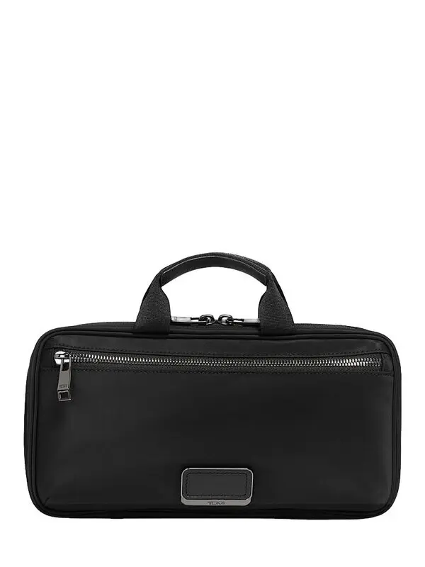Tumi Voyageur Small Madeline Cosmetic Travel Case - Black/gunmetal