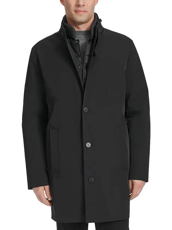 Cole Haan 2-in-1 Quilted Jacket - Black
