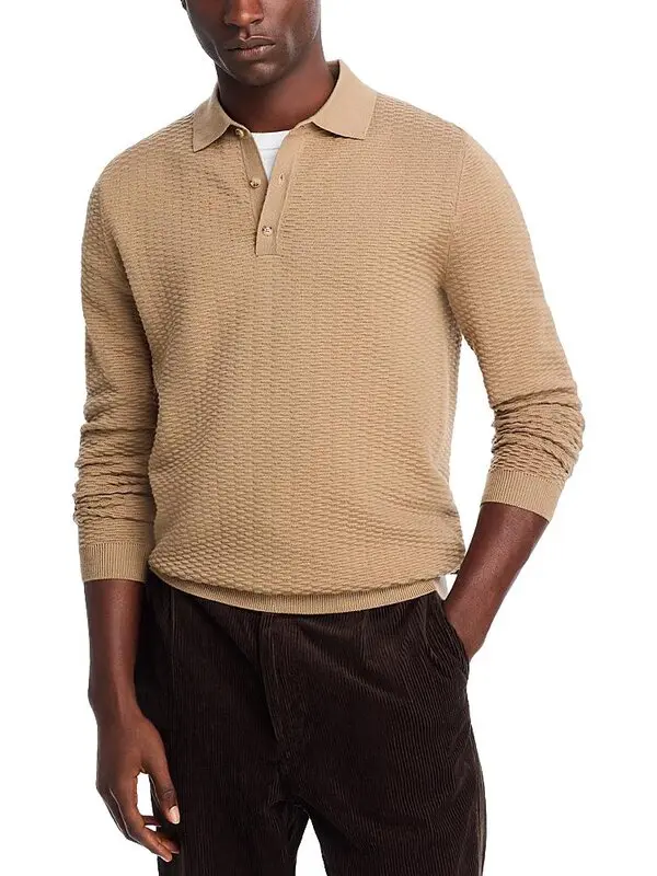BOSS Diluigi Polo Sweater Exclusive - Open Beige