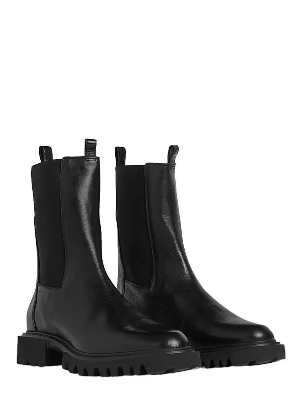 ALLSAINTS Hallie Stretch Ankle Boots - Black