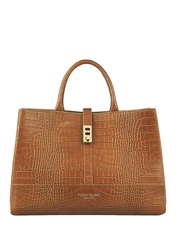 TEDDY BLAKE Lola Croco 15 - Camel Brown
