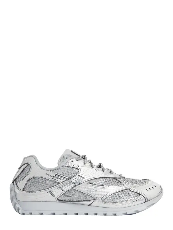 Bottega Veneta Orbit Lace-up Sneakers - Silver