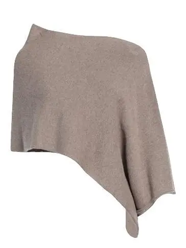 IESSE Knitted Poncho - Grey