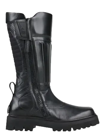 Emporio Armani Leather Boots - Black