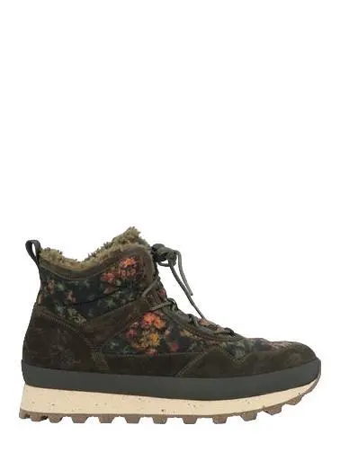 Emporio Armani Padded Ankle Boots - Military Green