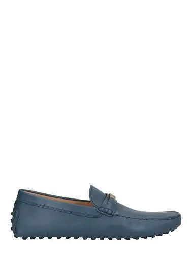 TOD'S Leather Loafers - Blue