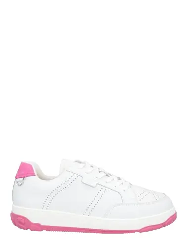 Gcds Leather Low-top Sneakers - White