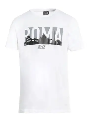 EA7 T-shirt Size Cotton - White