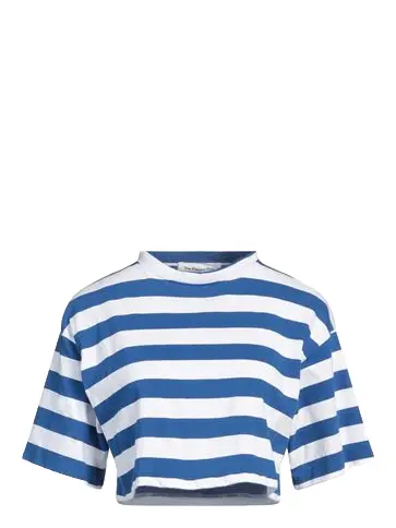 THE FRANKIE SHOP Striped Crop Tee - Blue