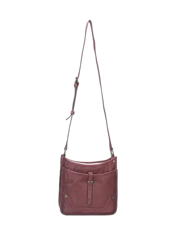 THE FRYE COMPANY Campus Crossbody Bag - Burgundy