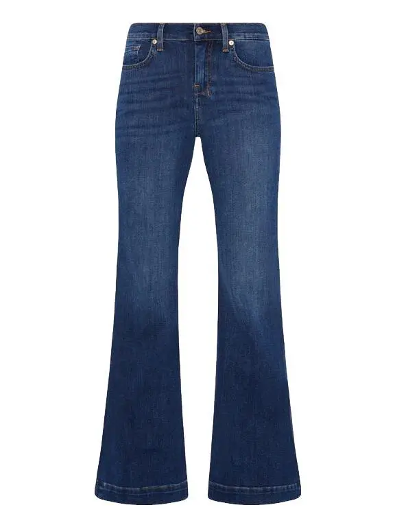 7 For All Mankind Tailorless Dojo In High Wave - Denim