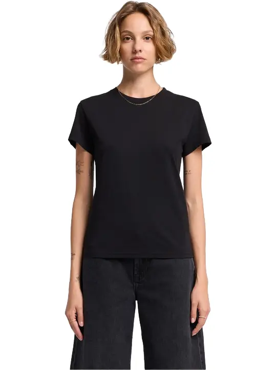 7 For All Mankind Basic Tee - Black