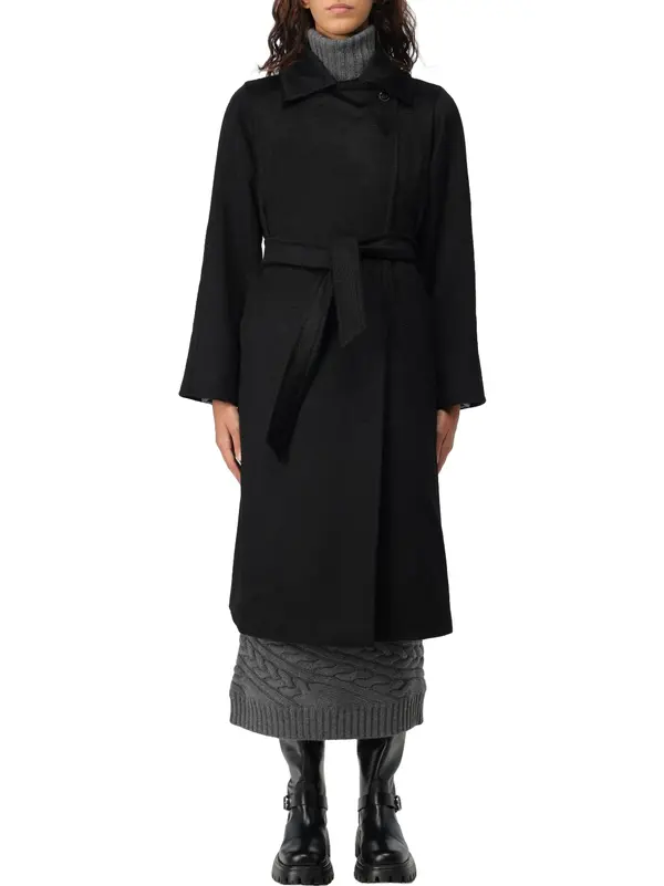 Max Mara Long Coat - Black