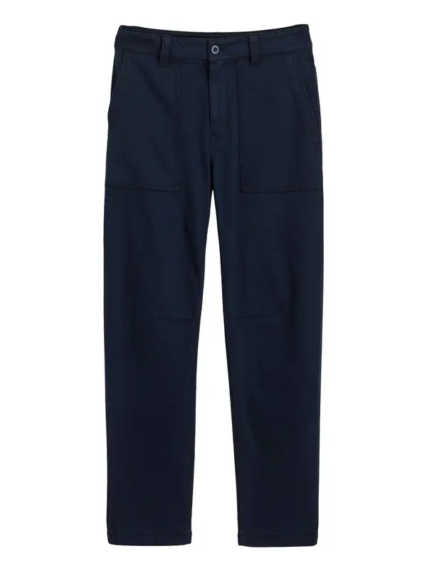 Madewell Darted Barrel-leg Trousers - Classic Navy