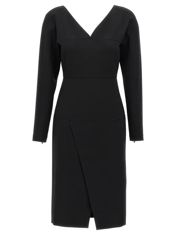 Fendi Techno Jersey Dress - Black