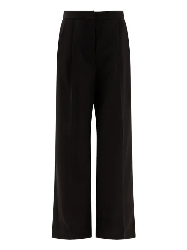 Givenchy Wool Pleated Trousers - Black
