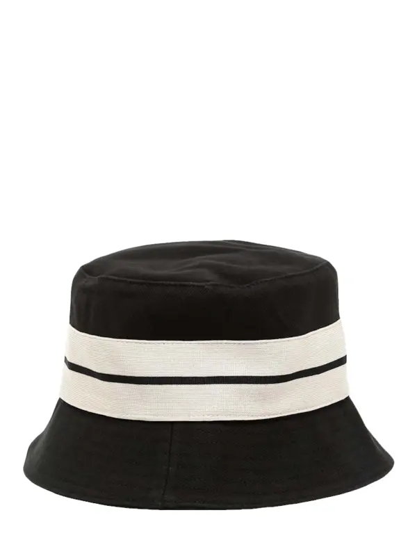 Palm Angels Venice Track Bucket Hat - Black/white