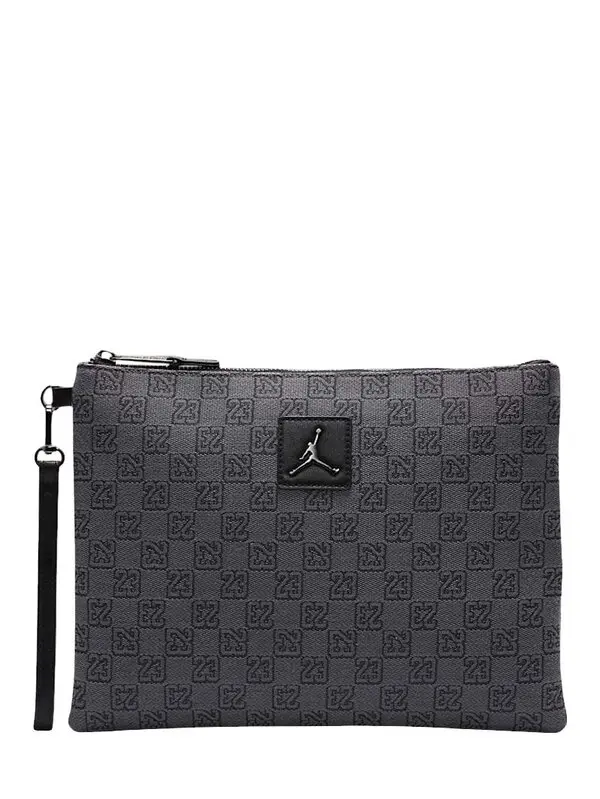 JORDAN Monogram Pouch - Dark Smoke Grey