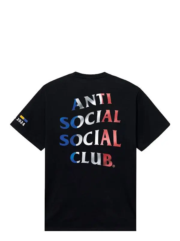 ANTI SOCIAL SOCIAL CLUB France Tee Shirt - Black