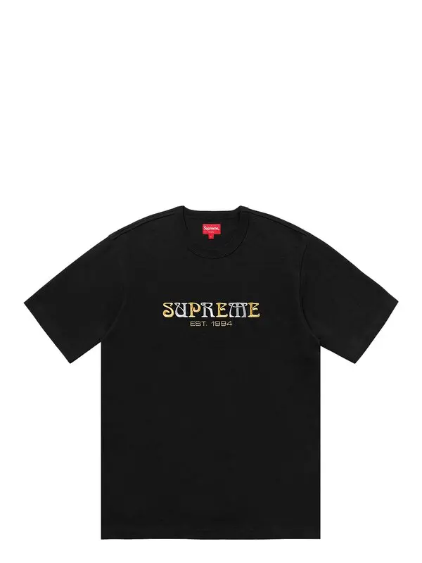 Supreme Nouveau Logo Tee - Black