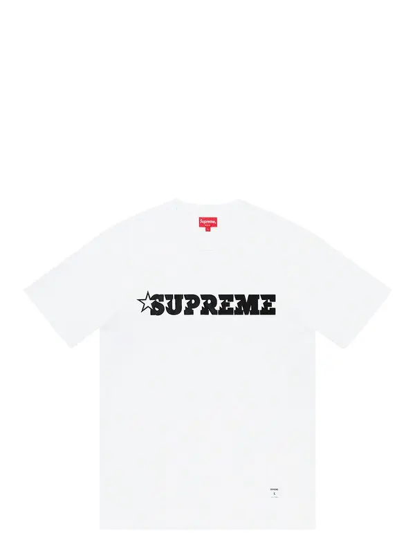 Supreme Star Logo Short-sleeve Top - White