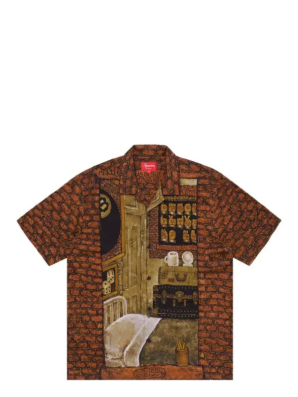 Supreme Martin Wong Secret World Rayon Shirt - Multicolor