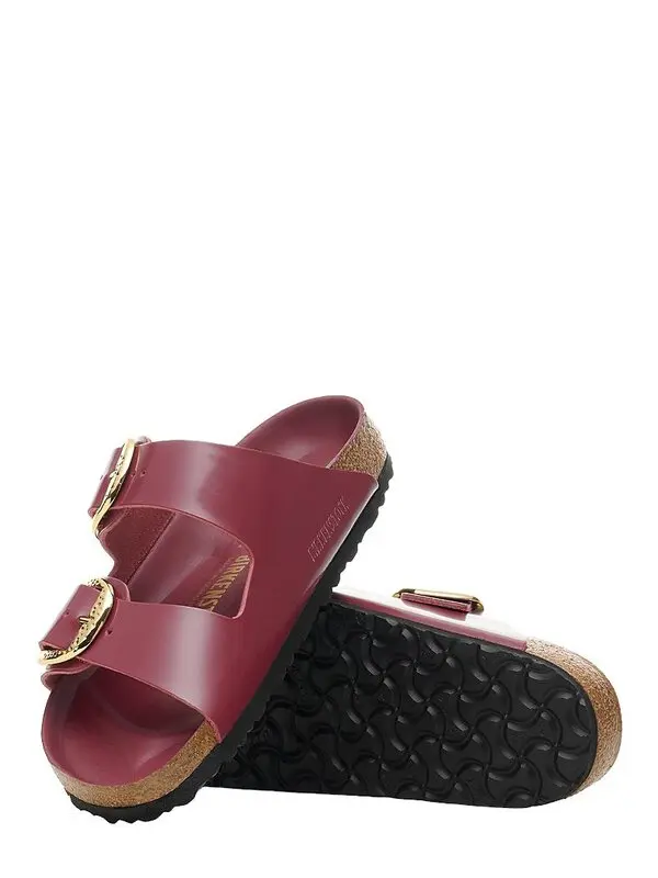BIRKENSTOCK Arizona Big Hammered Buckle Sandals - Zinfandel