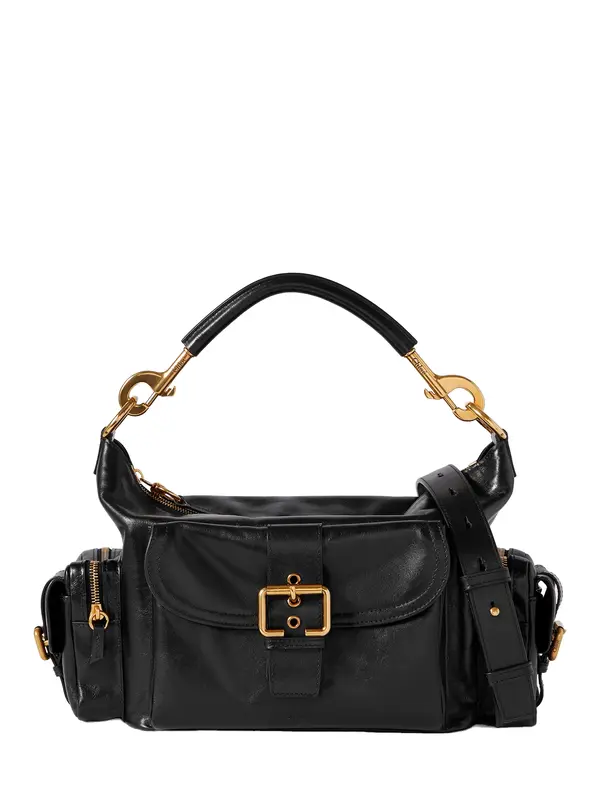 Chloé Camera Leather Shoulder Bag - Black