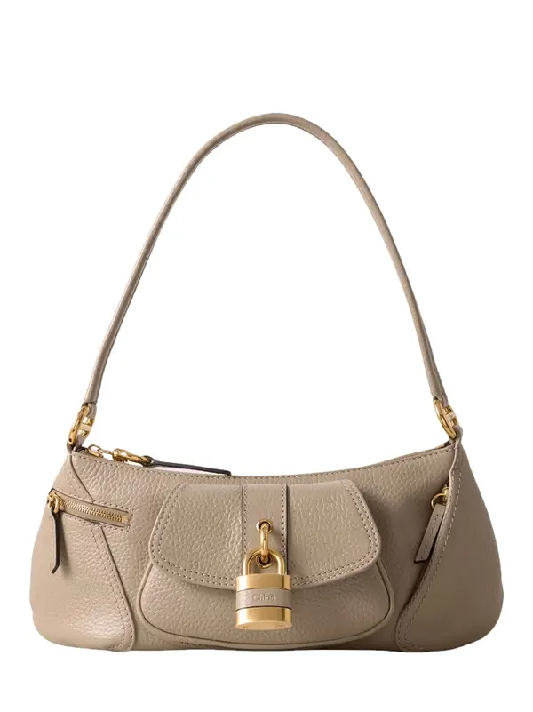 Chloé The 99 Embellished Shoulder Bag - Gray