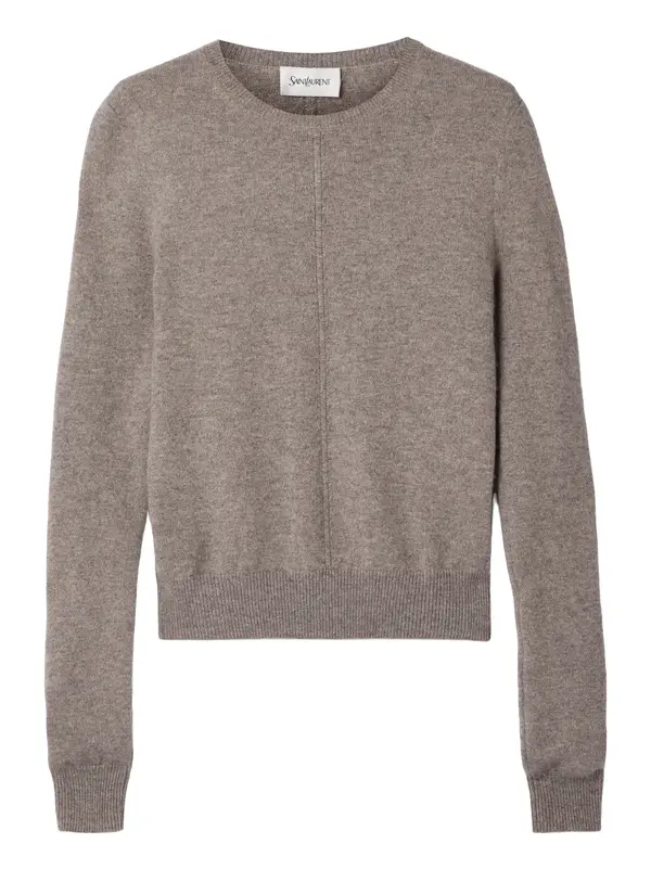 Saint Laurent Cashmere Sweater - Brown