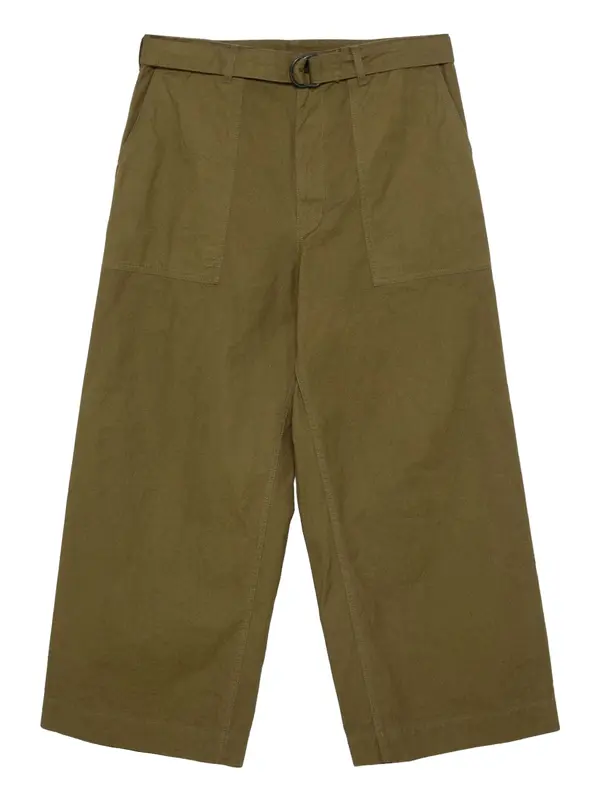 Comme Des Garçons Belted Trousers - Green