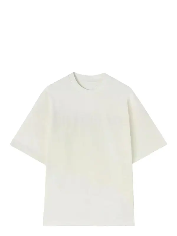 JIL SANDER Logo Print Cotton T-shirt - Neutrals