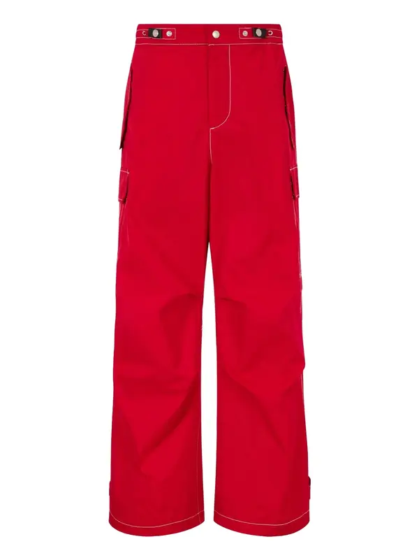 STUDIO TOMBOY Wide-leg Cargo Trousers - Red