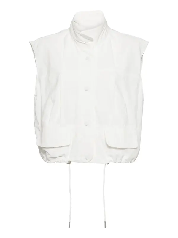 BAMBAH Myra Vest - White