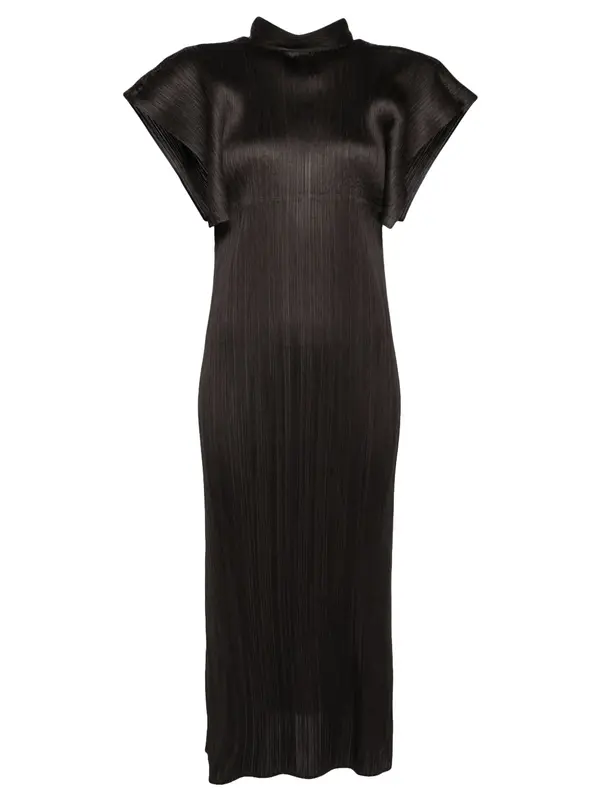 Issey Miyake August Pleated Dress - Grey