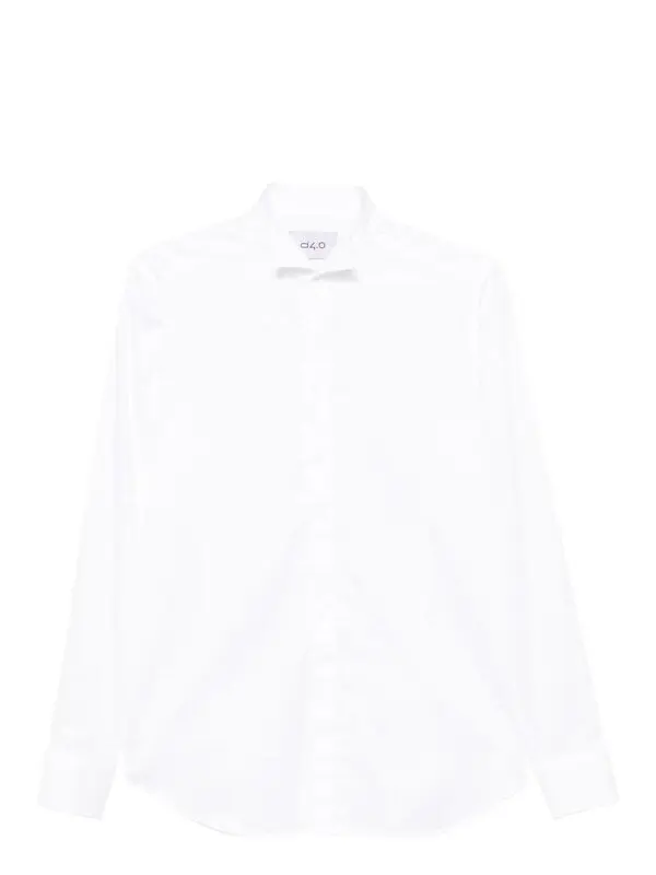 D4.0 Wingtip Collared Shirt - White