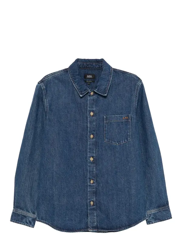 A.p.c. Shirt Jacket - Blue