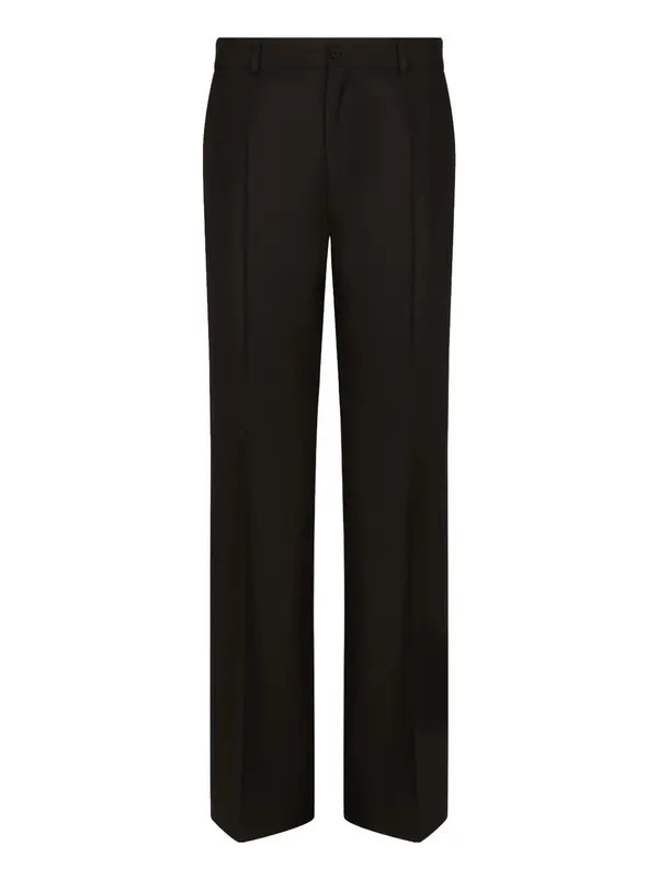 Dolce & Gabbana Straight-leg Trousers - Black