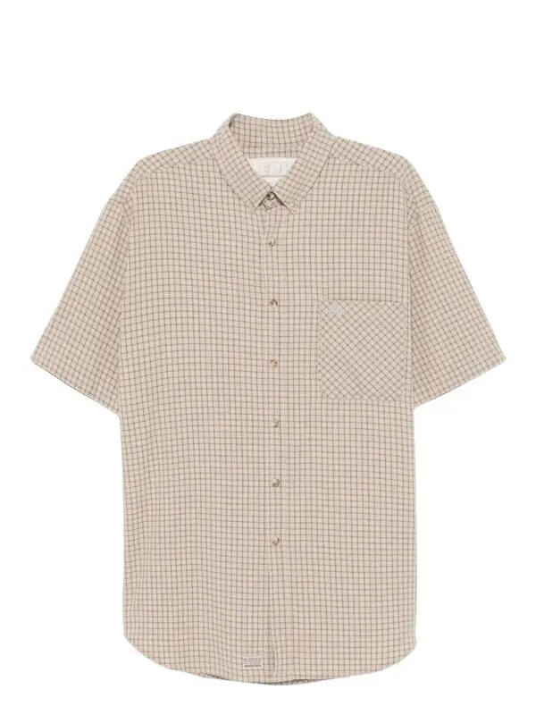 ERL Checked Shirt - Neutrals