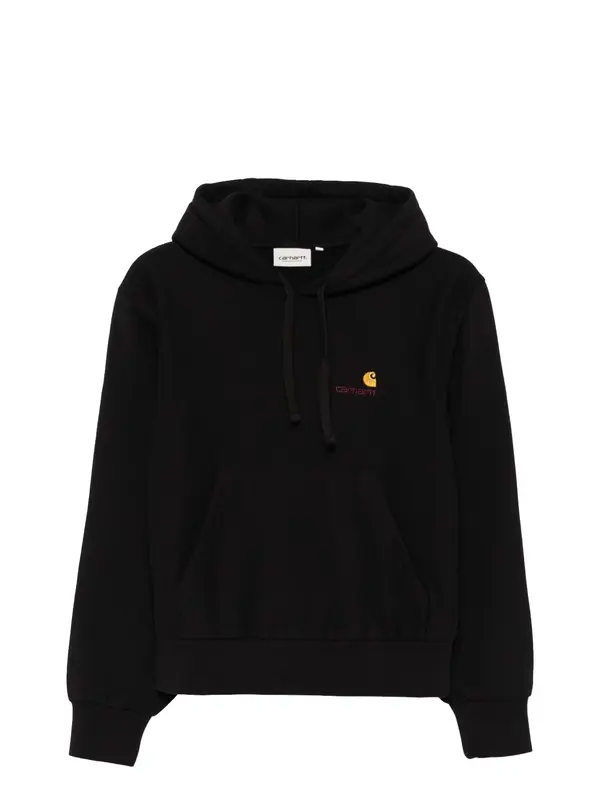 Carhartt Work In Progress American Script Hoodie - Black