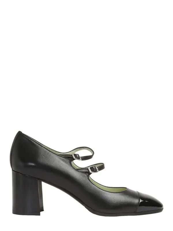 CAREL 70mm Mary Jane Pumps - Black