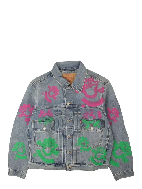 DENIM TEARS Bstroy Type-2 Denim Jacket - Blue