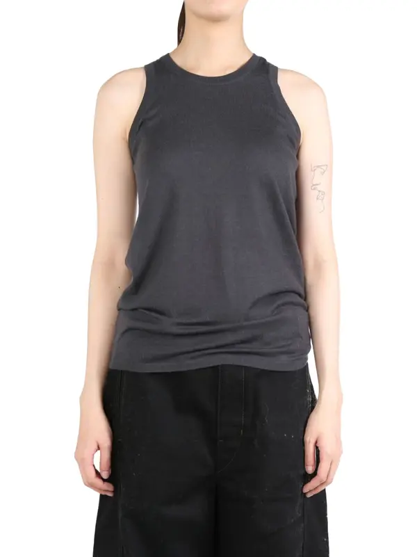 Frenckenberger Cashmere Tank Top - Grey