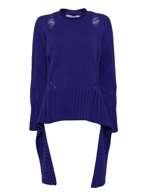 SIMONA CORSELLINI Drop-stitched Jumper - Purple