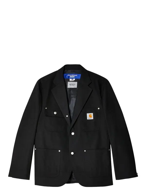 Junya Watanabe Single-breasted Wool Blazer - Black