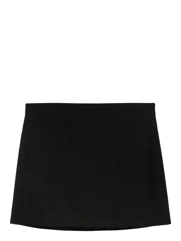 Wardrobe.NYC Column Mini Skirt - Black