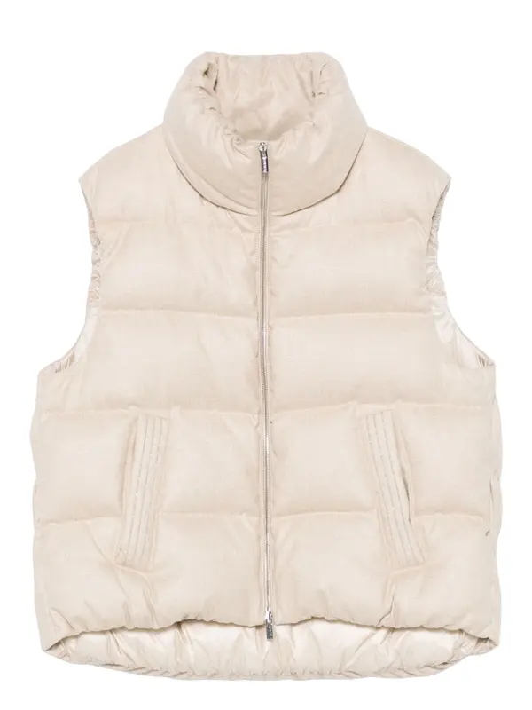 Peserico Padded Gilet - Neutrals