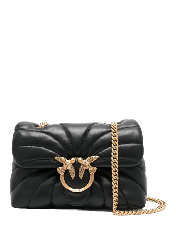 Pinko Mini Love Puff Crossbody Bag - Black