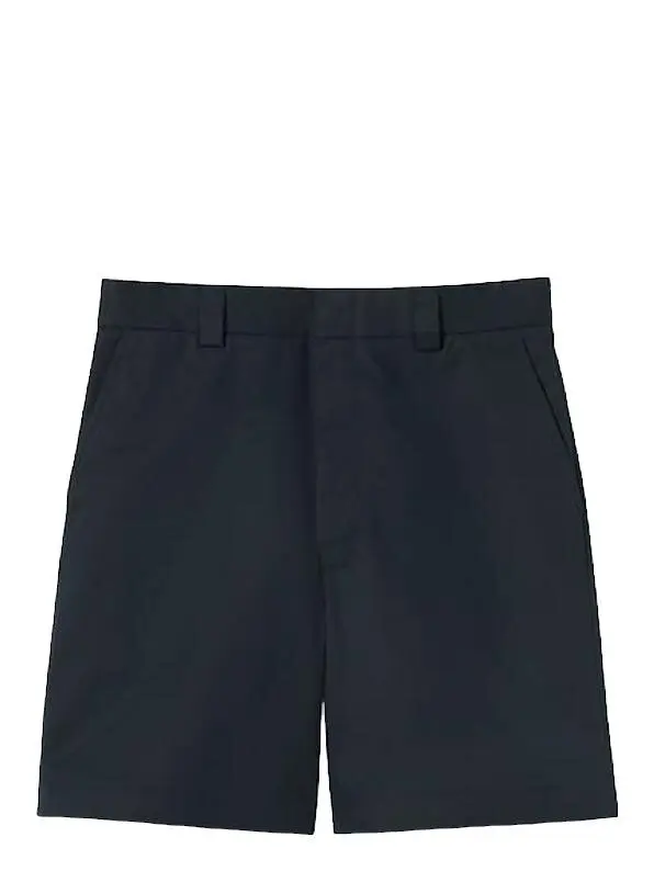 Gucci Cotton Twill Web Shorts - Dark Blue