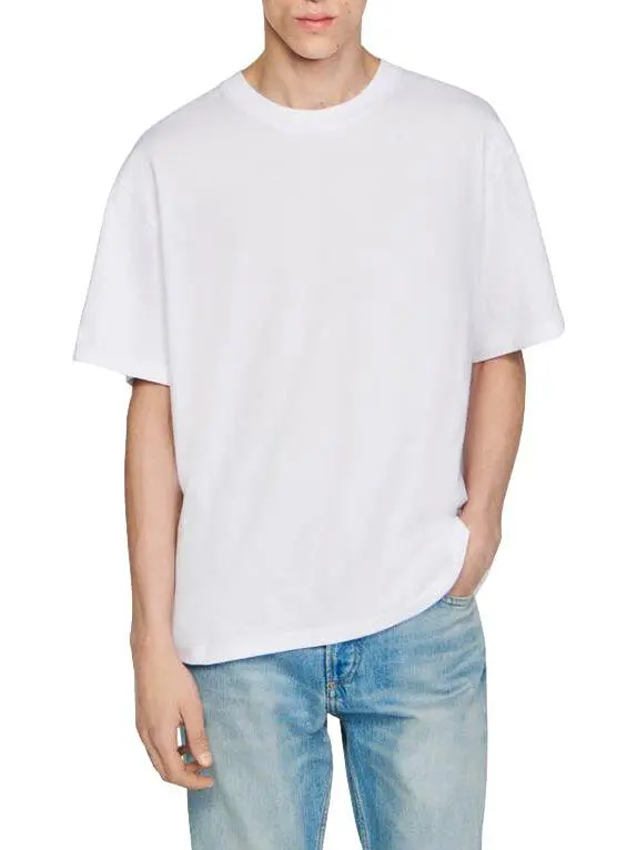 Sandro Oversized T-shirt - White